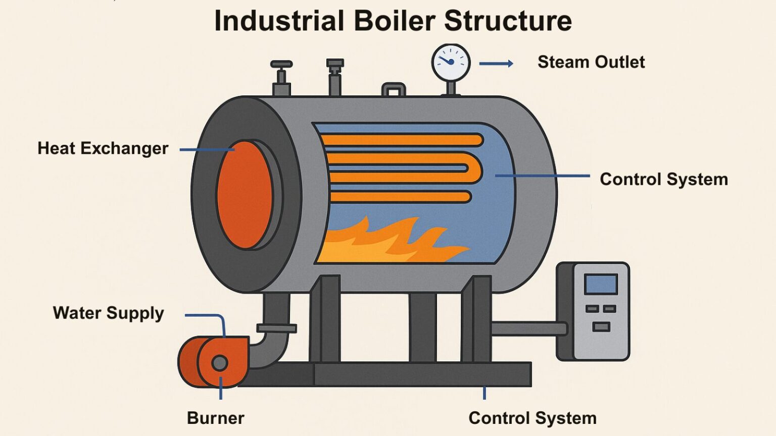 What Is an Industrial Boiler? Mechanism & Applications | MARUSE ...